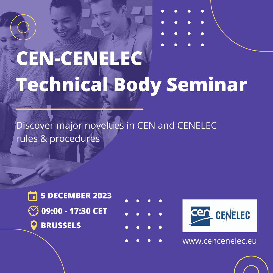 Events & Trainings - Experts CENELEC